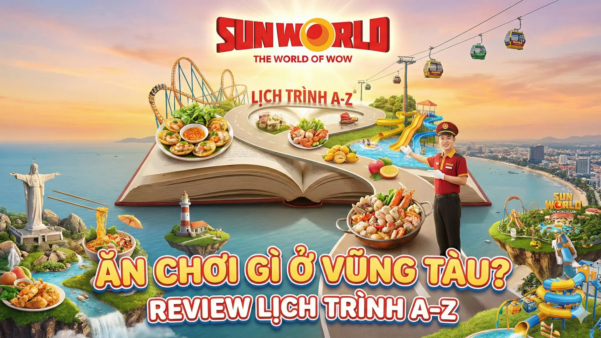 Ăn Chơi Gì Ở Vũng Tàu? Review Lịch Trình A-Z Từ Thổ Địa Sun World ...